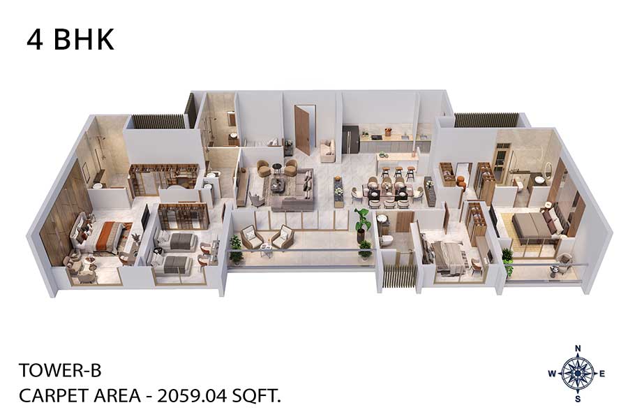 Malpani M Soul Strings- 3 & 4 BHK @ Baner-Pashan Link Road Pune.